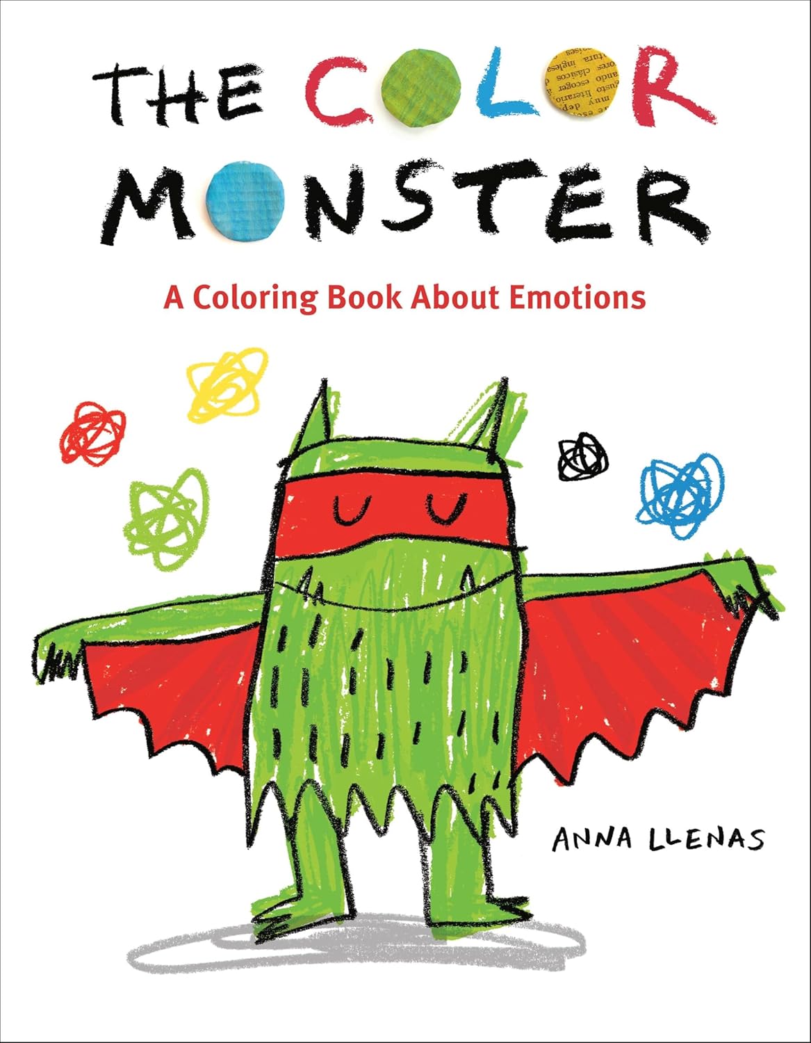 The Color Monster: A Coloring Book About Emotions by Anna Lienas
