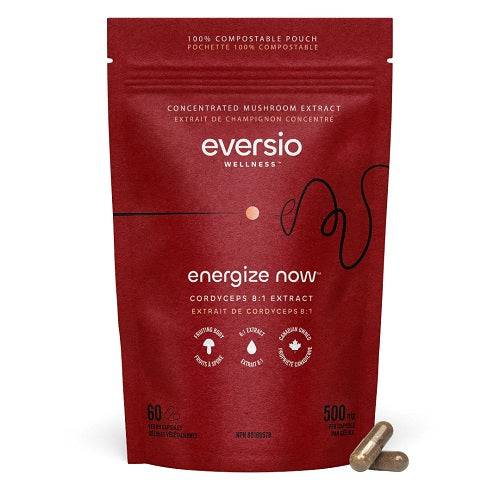 Expires August 2025 Clearance Eversio Wellness Energize Now Reusable Pouch 60 Capsules