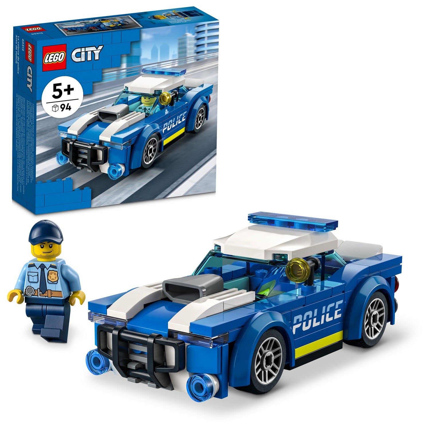 LEGO City Police Car 60312 – Build & Play Action Fun