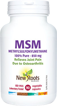 New Roots MSM Methylsulfonylmethane 100% Pure 850mg