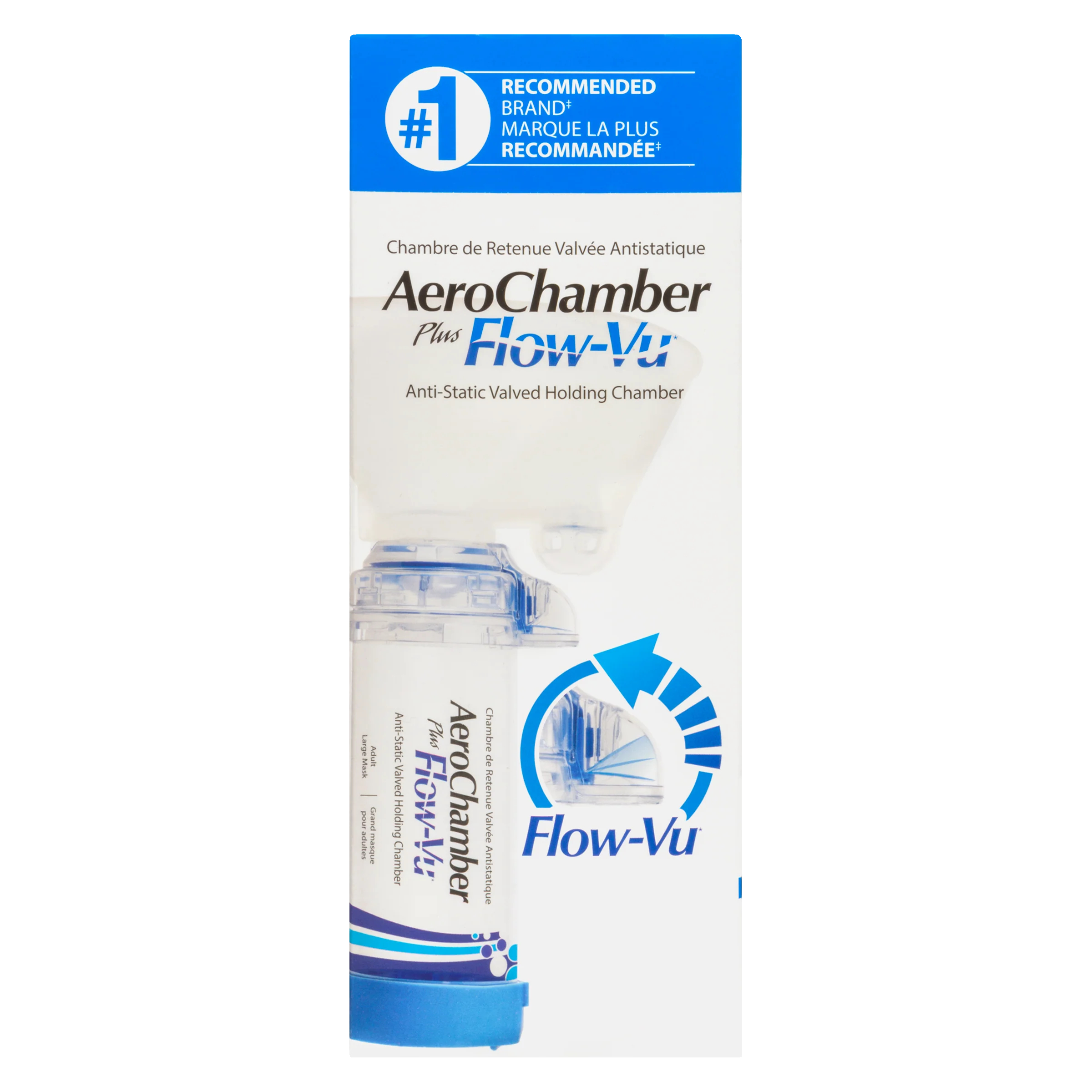 AeroChamber Plus Flow-Vu Mask Adult Large
