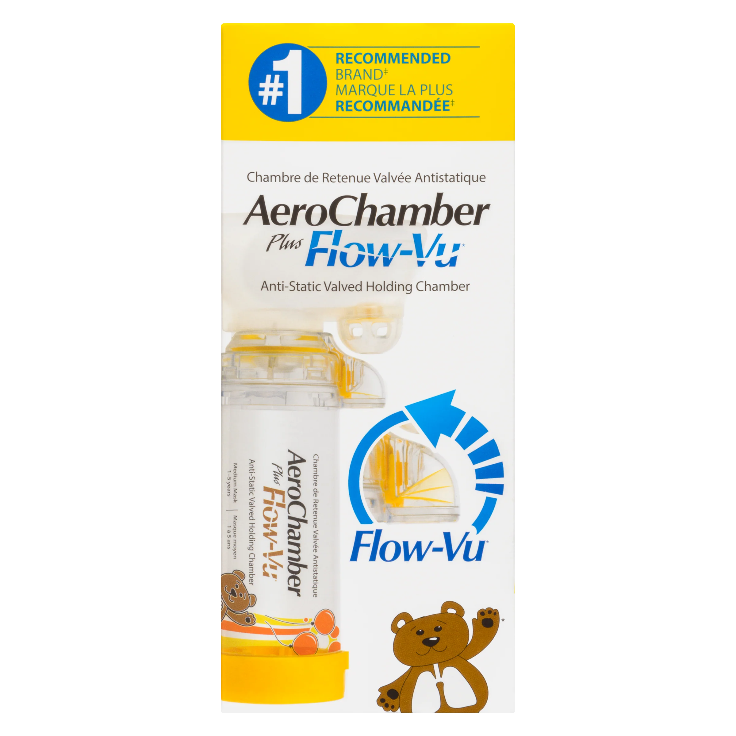 AeroChamber Plus Flow-Vu Mask Child Medium (1-5 Years)