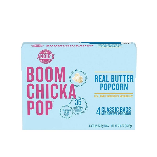 Angie's Boom Chicka Pop Real Butter Popcorn Microwave Fresh-Pop Bowls 4 ...