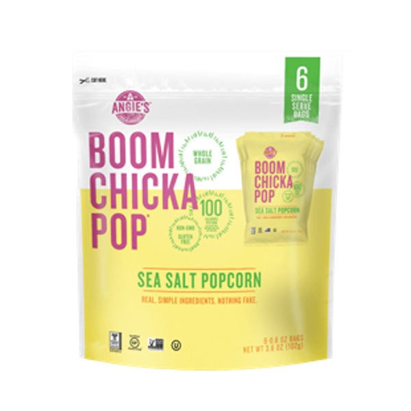 Angie's Boom Chicka Pop Sea Salt Popcorn Multi Pack 6 Count