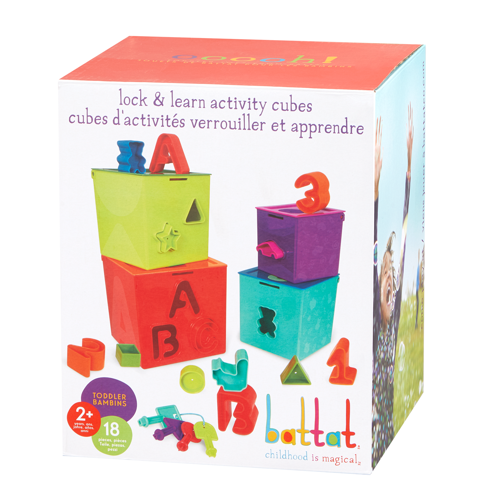 Battat Lock & Learn Activity Cubes
