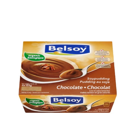 Belsoy Organic Soy Pudding 24 x 125g