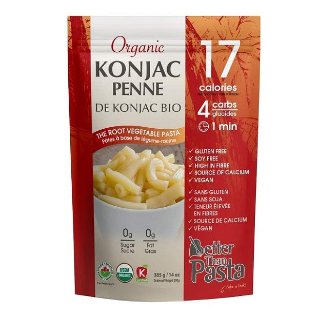 Better Than Foods Konjac Toot Vegetable Penne Pasta 385g