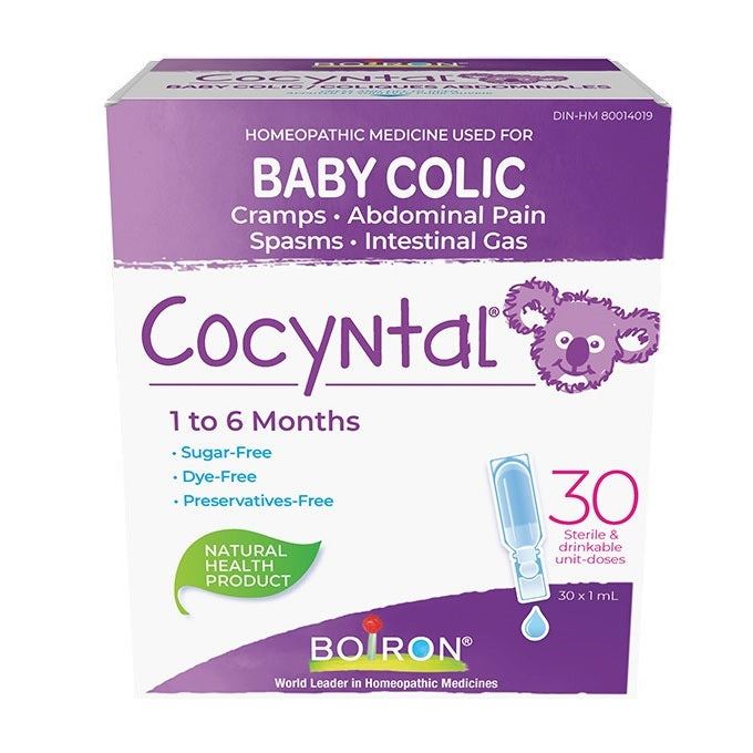 Expires January 2026 Clearance Boiron Cocyntal Baby Colic 30 x 1ml Doses