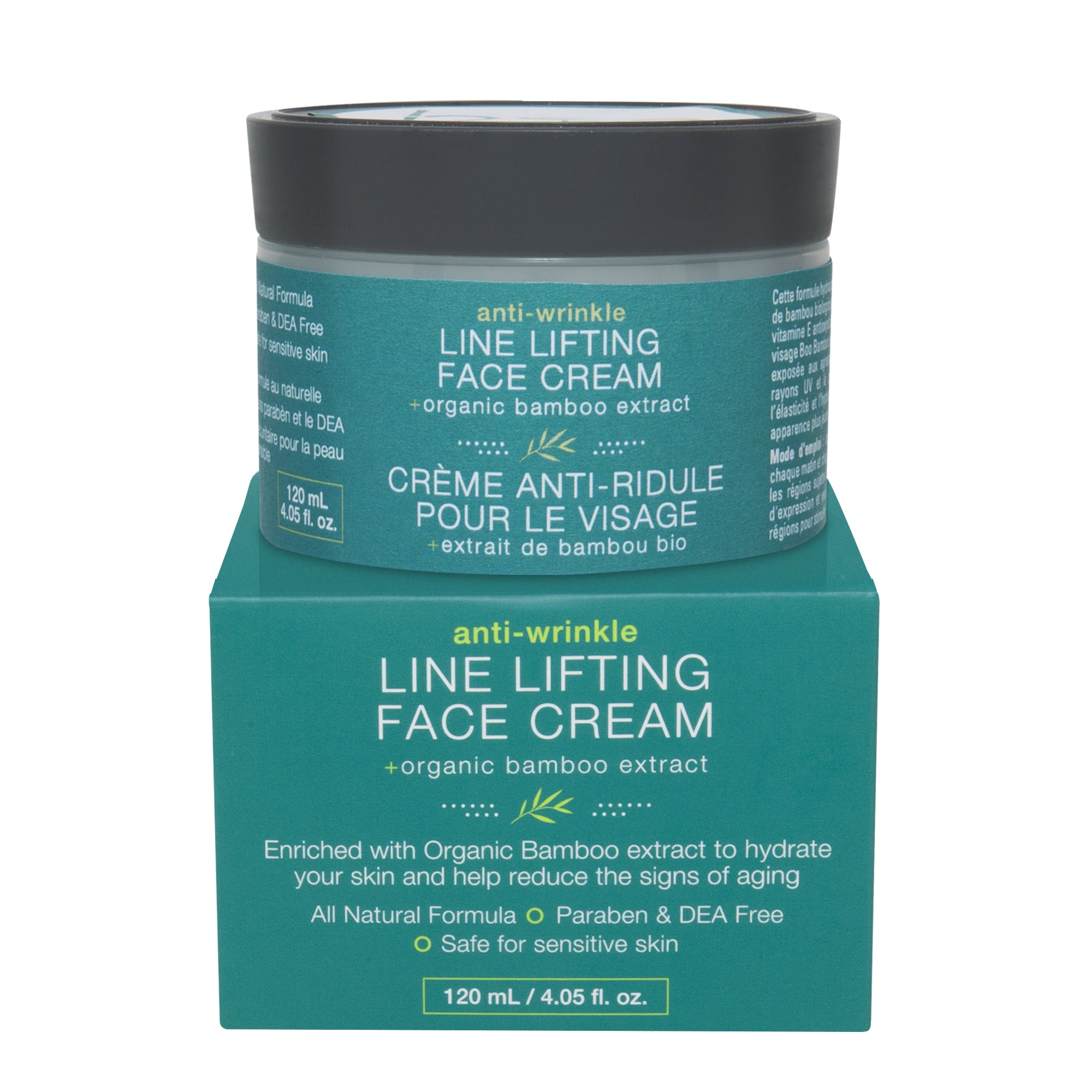 Boo Bamboo Anti-Wrinkle Line Lifting Face Cream 120mL