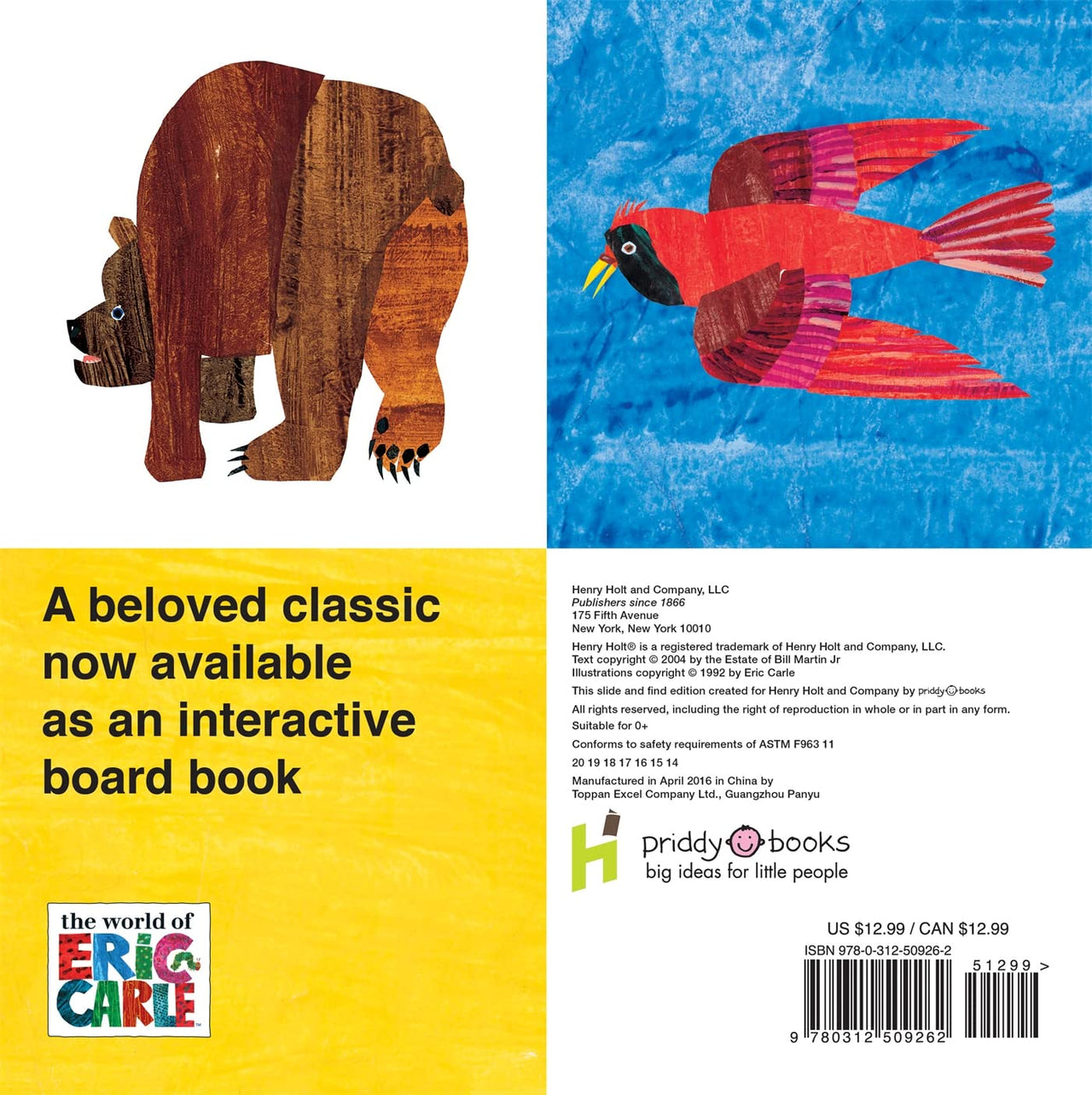 Brown Bear, Brown Bear, What Do You See? Slide and Find by Bill Martin Jr.
