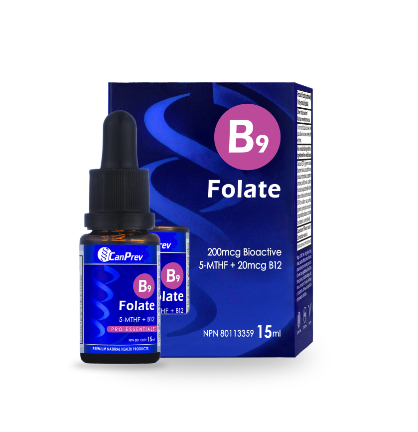 CanPrev B9 Folate 200mcg Drops 15mL