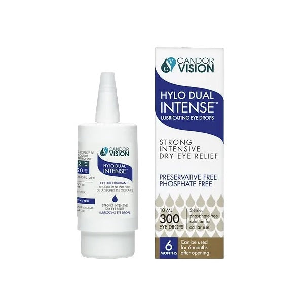 CandorVision HYLO Dual Intense Drops 10mL:Relieve Dry Eyes
