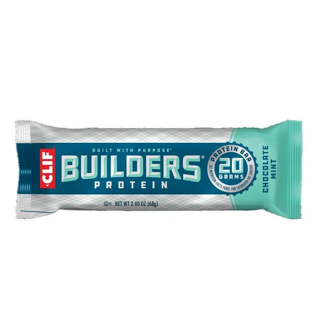 Clif Builders Protein Bar Choc Mint 12x68g
