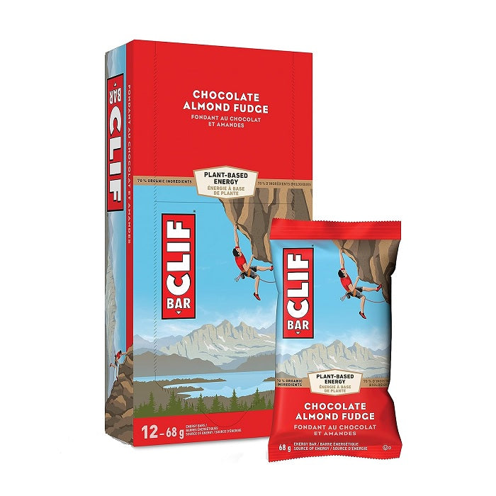 Clif Bar Chocolate Almond Fudge Box (12x68g)