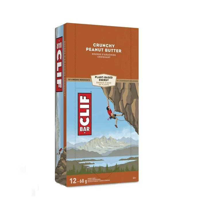 Clif Bar Crunchy Peanut Butter 12x68g Box
