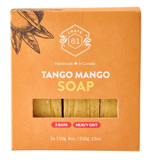 Crate 61 Tango Mango Vegan Soap Bar 3-Pack
