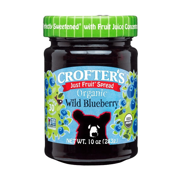Crofter's Organic Wild Blueberry Just Fruit Spread 235mL (DISCONTINUED)
