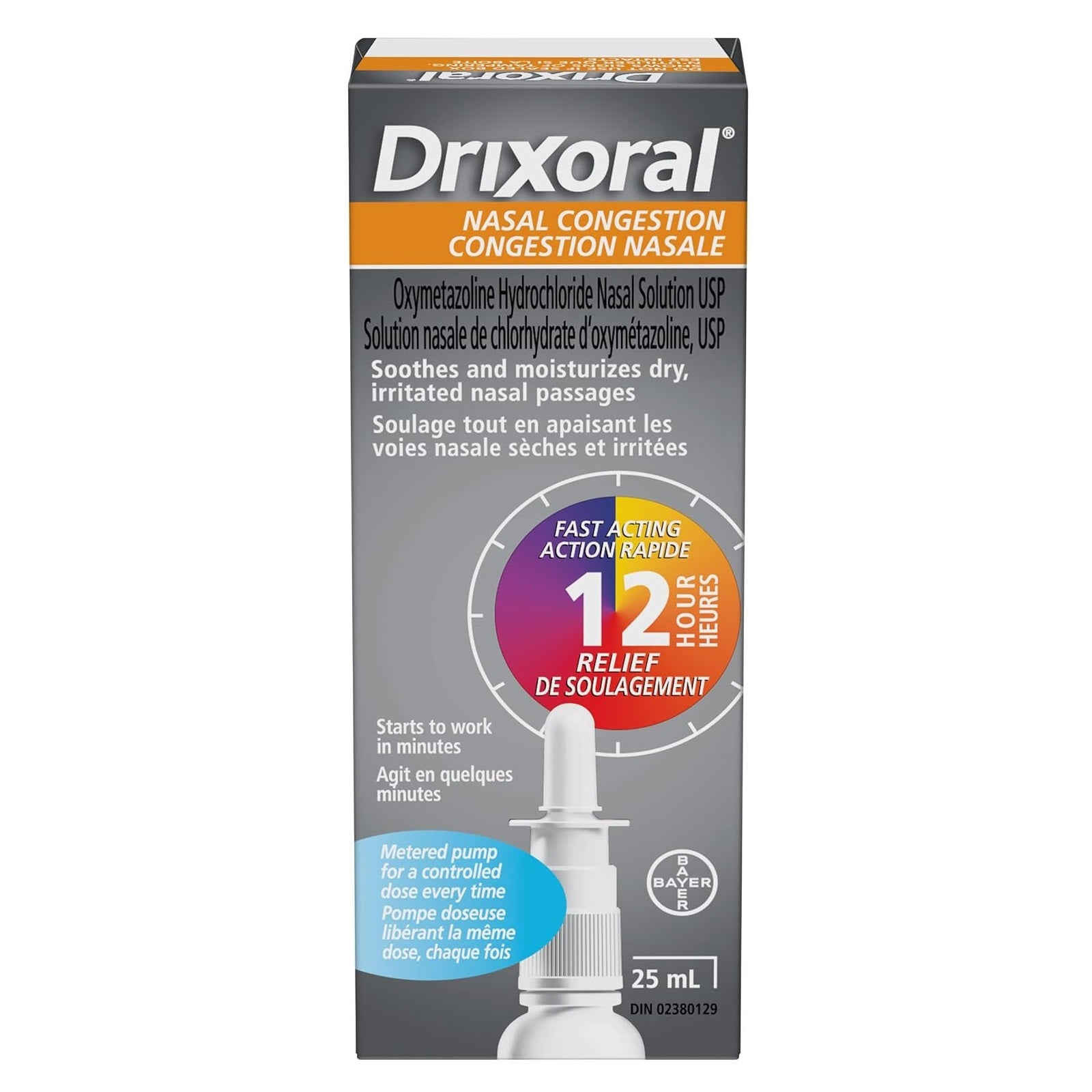 Drixoral Nasal Congestion Solution: 25mL Relief