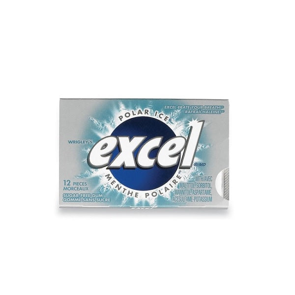 Excel Sugar-Free Chewing Gum 12x12 - Assorted Flavors