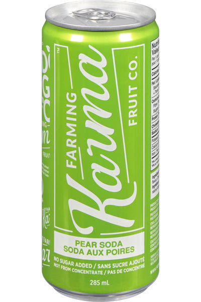 Farming Karma Pear Soda No Sugar Added 4x285mL