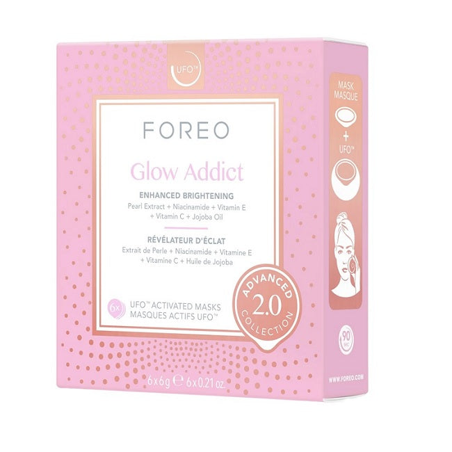 Foreo UFO Activated Masks Glow Addict 6 Count (DISCONTINUED)