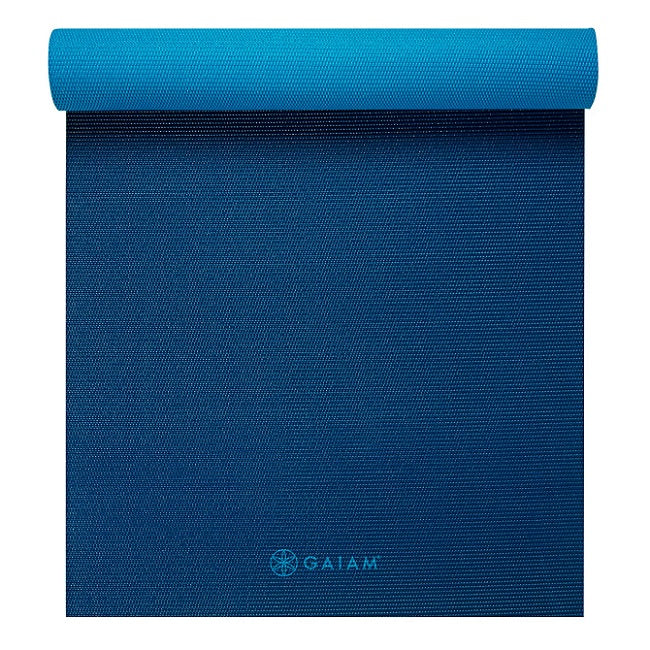 Gaiam Yoga Mat: Reversible, 2-Color (6mm, Comfort)