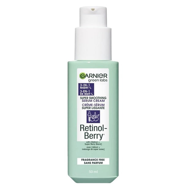 Garnier Green Labs Retinol-Berry Super Smoothing 3-in-1 Night Serum Cr