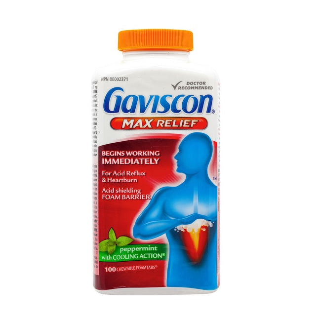 Gaviscon Max Relief Chews: Heartburn Relief