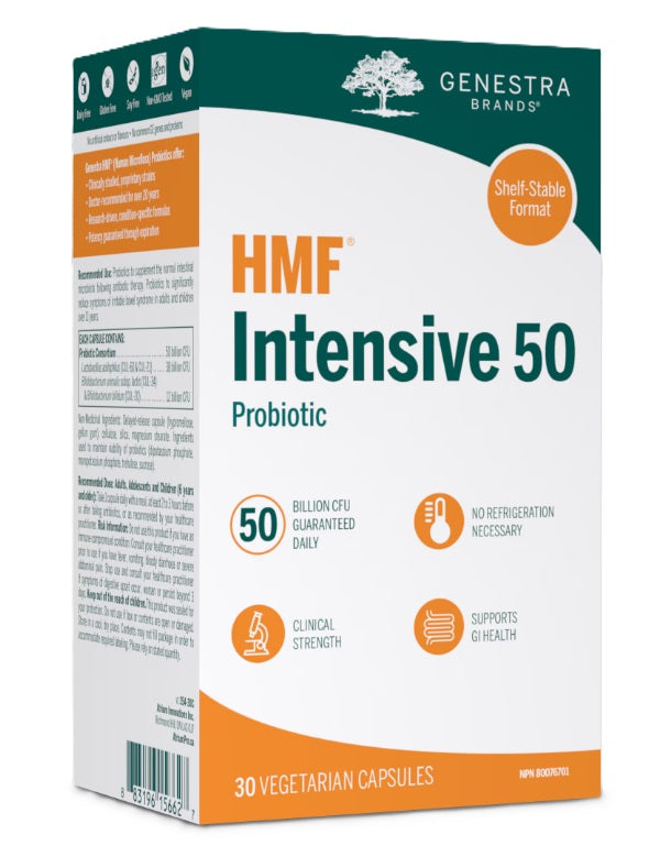 Genestra HMF Intensive 50 30 Veg Capsules