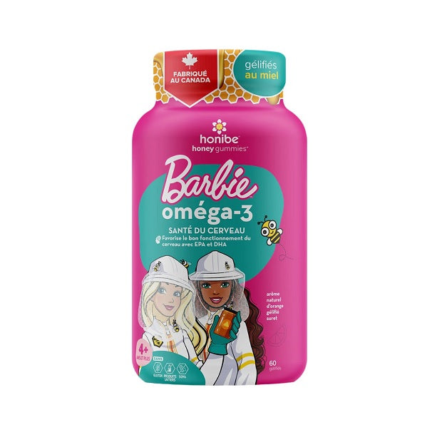 Honibe Barbie Omega 3 Gummies - 60 Count