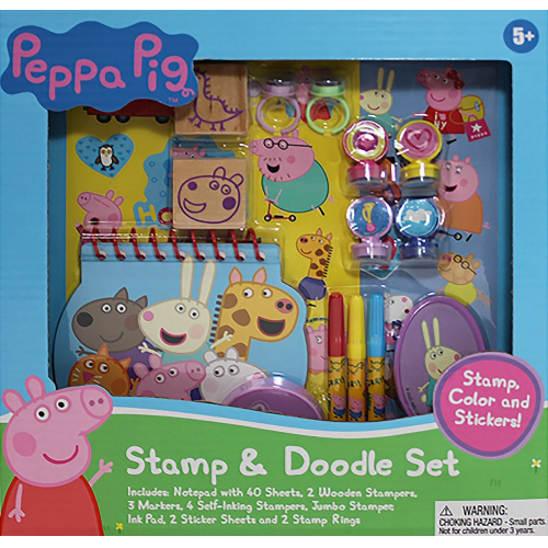 Inkology Peppa Pig Stamp & Doodle Set - Stamp Colour and Stickers