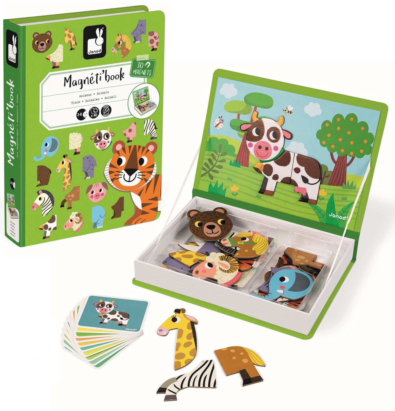 Janod Magneti'Book Animals – Magnetic Fun