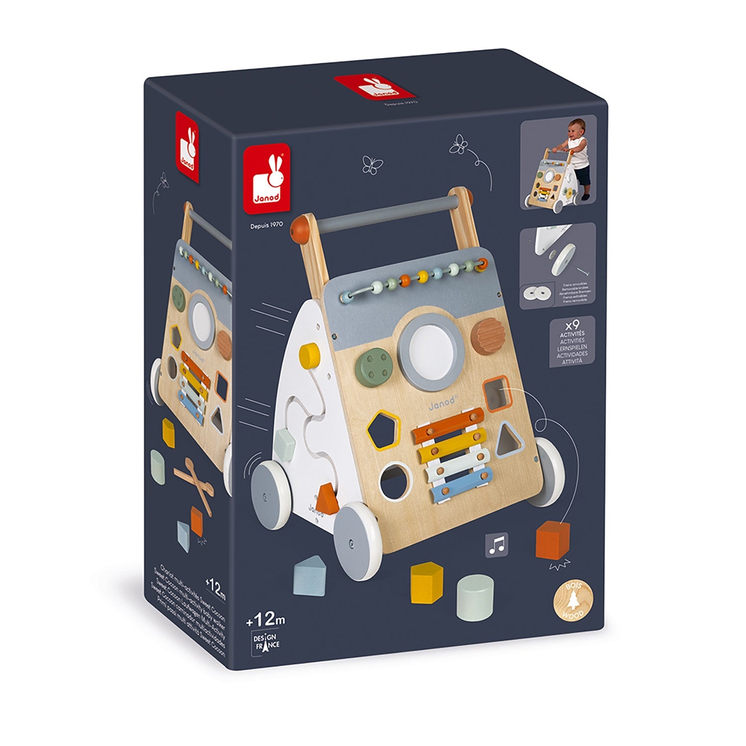 Janod Sweet Cocoon Multi-Activity Trolley