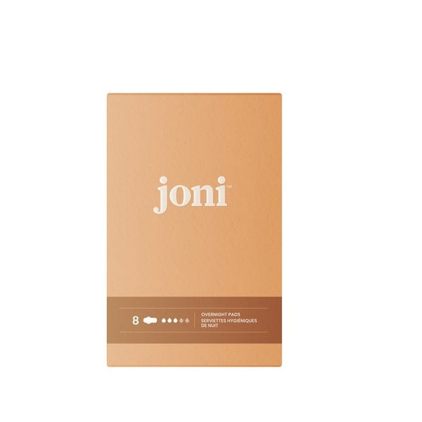 Joni Organic Overnight Pads 8 Count