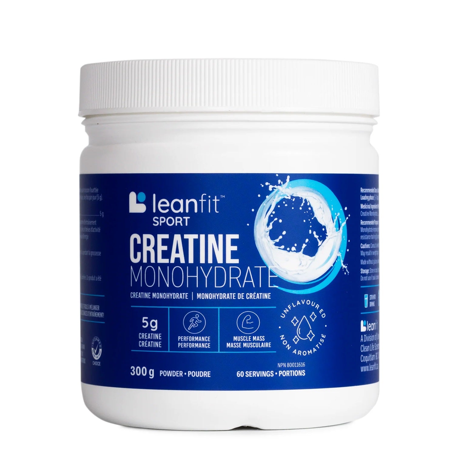 LeanFit Creatine Monohydrate Unflavoured 300g