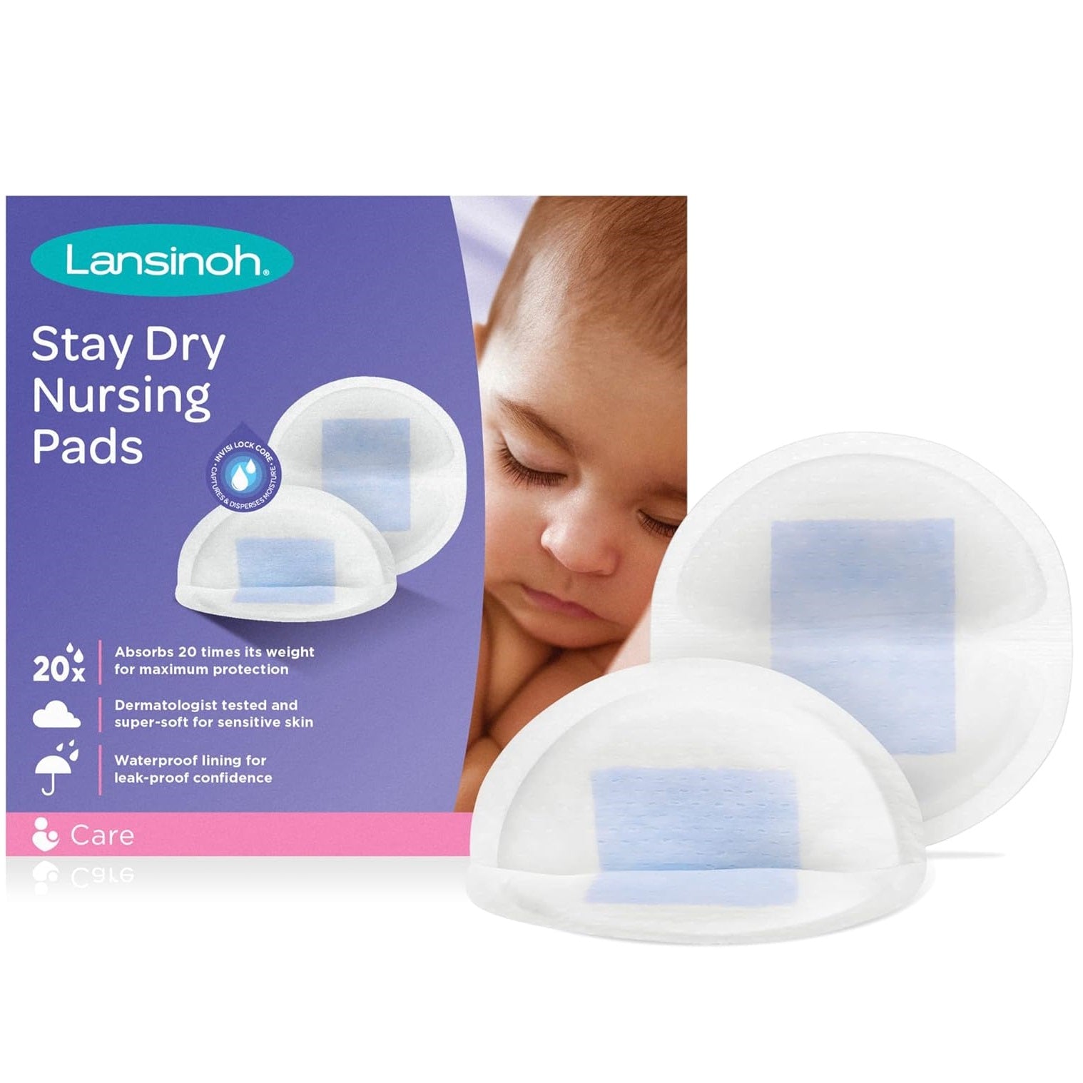 Lansinoh Stay Dry Nursing Pads - Comfort & Leakproof