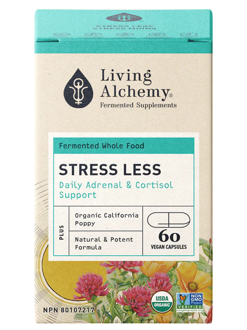 Living Alchemy STRESS LESS Daily Adrenal & Cortisol Support 60 Capsule