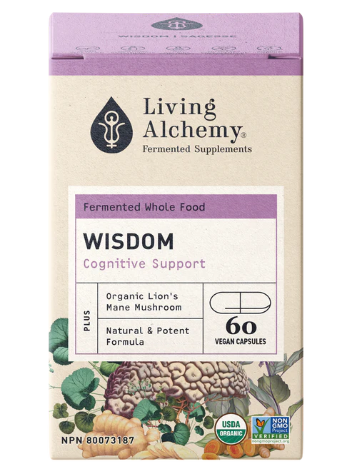 Living Alchemy WISDOM Cognitive Support 60 Capsules