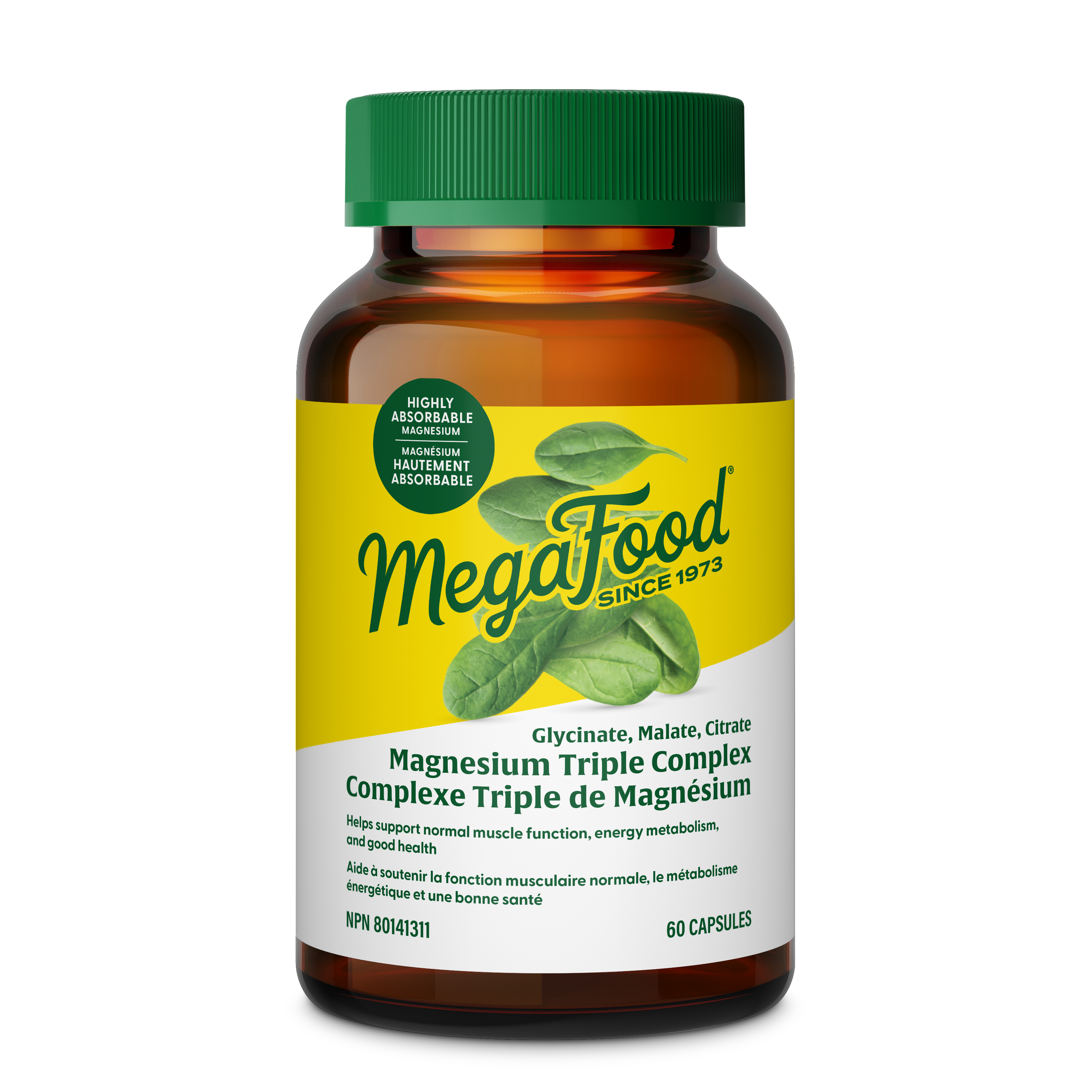 MegaFood Magnesium Triple Complex 60 Capsules