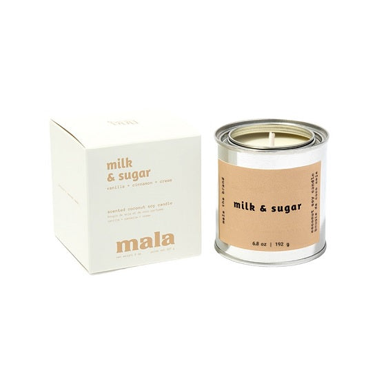 Mala the Brand Scented Candle Milk & Sugar 6.8oz