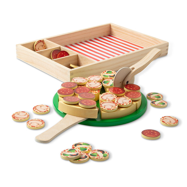 Melissa & Doug Pizza Party Wooden Play Set