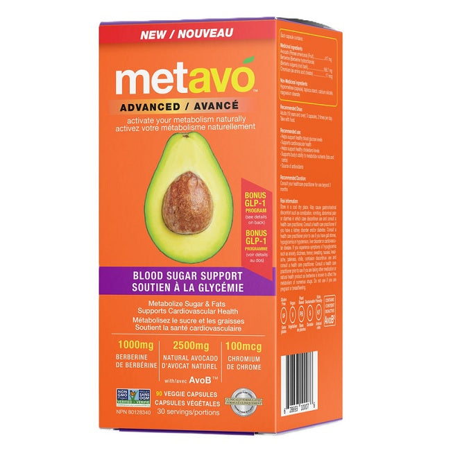 Metavo Advanced Blood Sugar Support - 90 Capsules