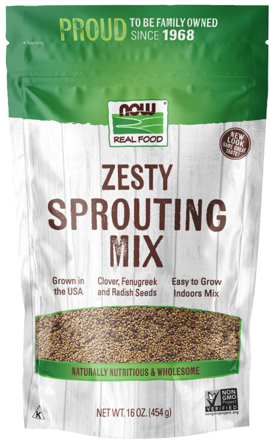 NOW Real Food Zesty Sprouting Mix 454g