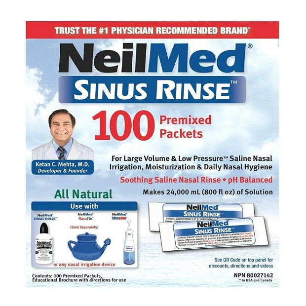 NeilMed Sinus Rinse Refill: 100 Packets