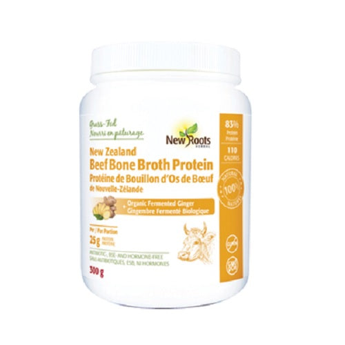 New Roots Herbal New Zealand Beef Bone Broth Protein + Organic ...