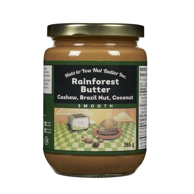 Nuts to You Rainforest Nut Butter Smooth 365g