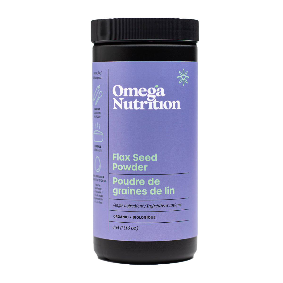 Omega Nutrition Flax Seed Powder 454g
