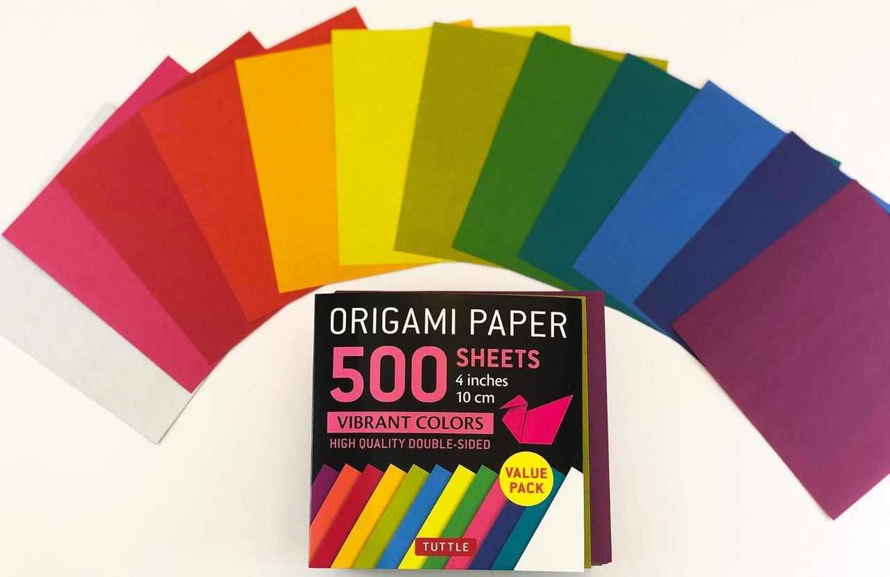 Origami Paper 500 sheets Vibrant Colors