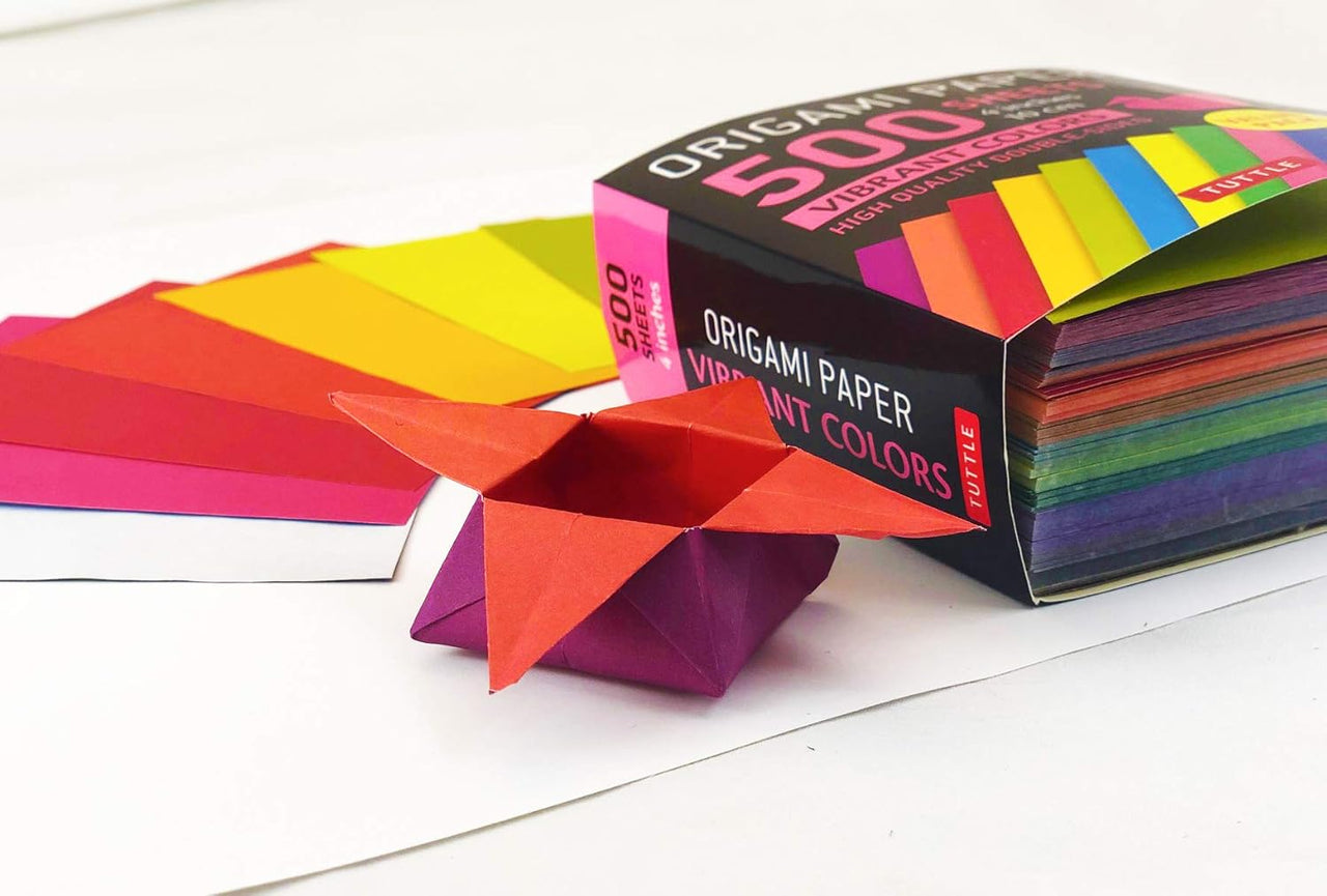 Origami Paper 500 sheets Vibrant Colors