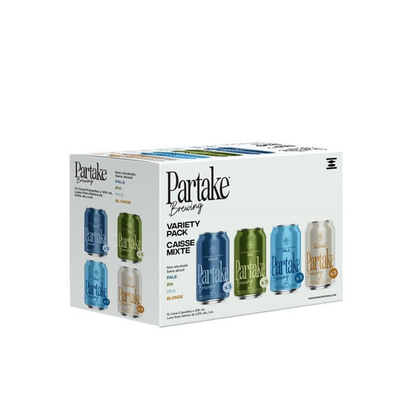 Partake Brewing Non Alcoholic Beer Variety Pack 12 x 355mL